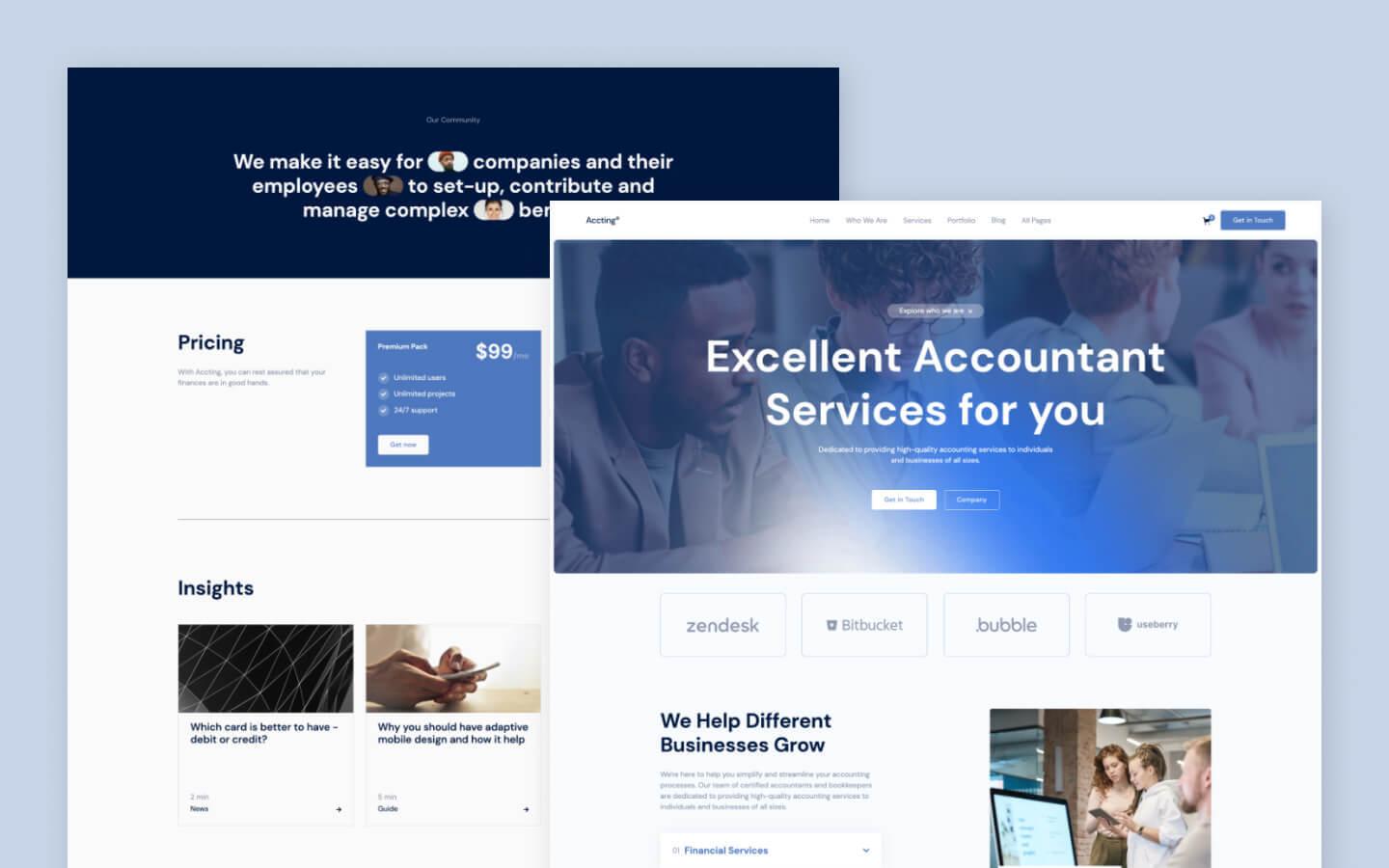 Aesthetics Meets Functionality: Web Design for Accounting Services - 2Stallions